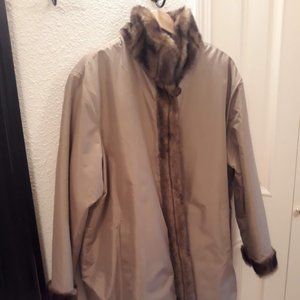 Fabulous Furs | Jackets & Coats | New Fabulous Furs Reversible Faux Fur ...